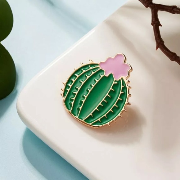Jewelry | Cactus Pin Brooch | Poshmark